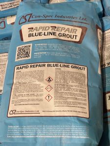 Rapid Repair Blue-Line Grout - Con-Spec Industries